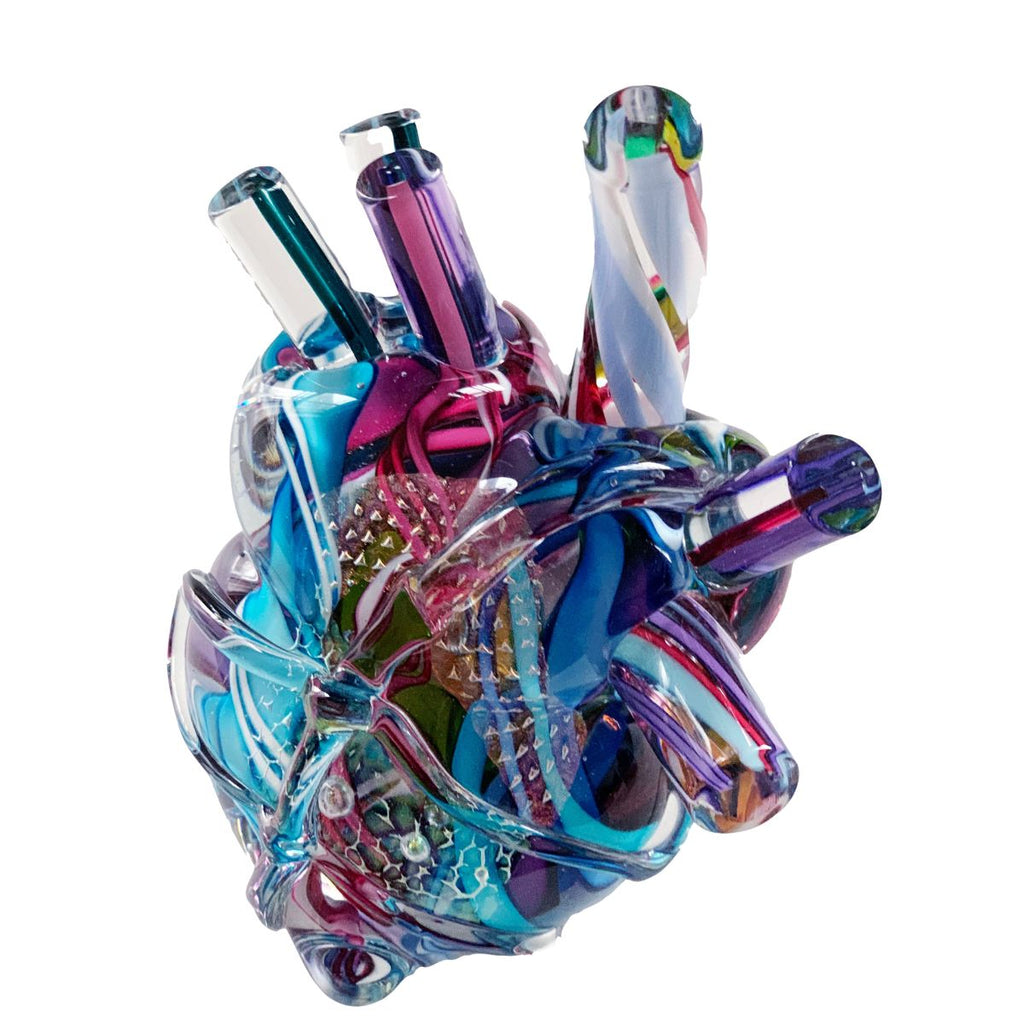 Anatomical Glass Human Heart - An American Craftsman