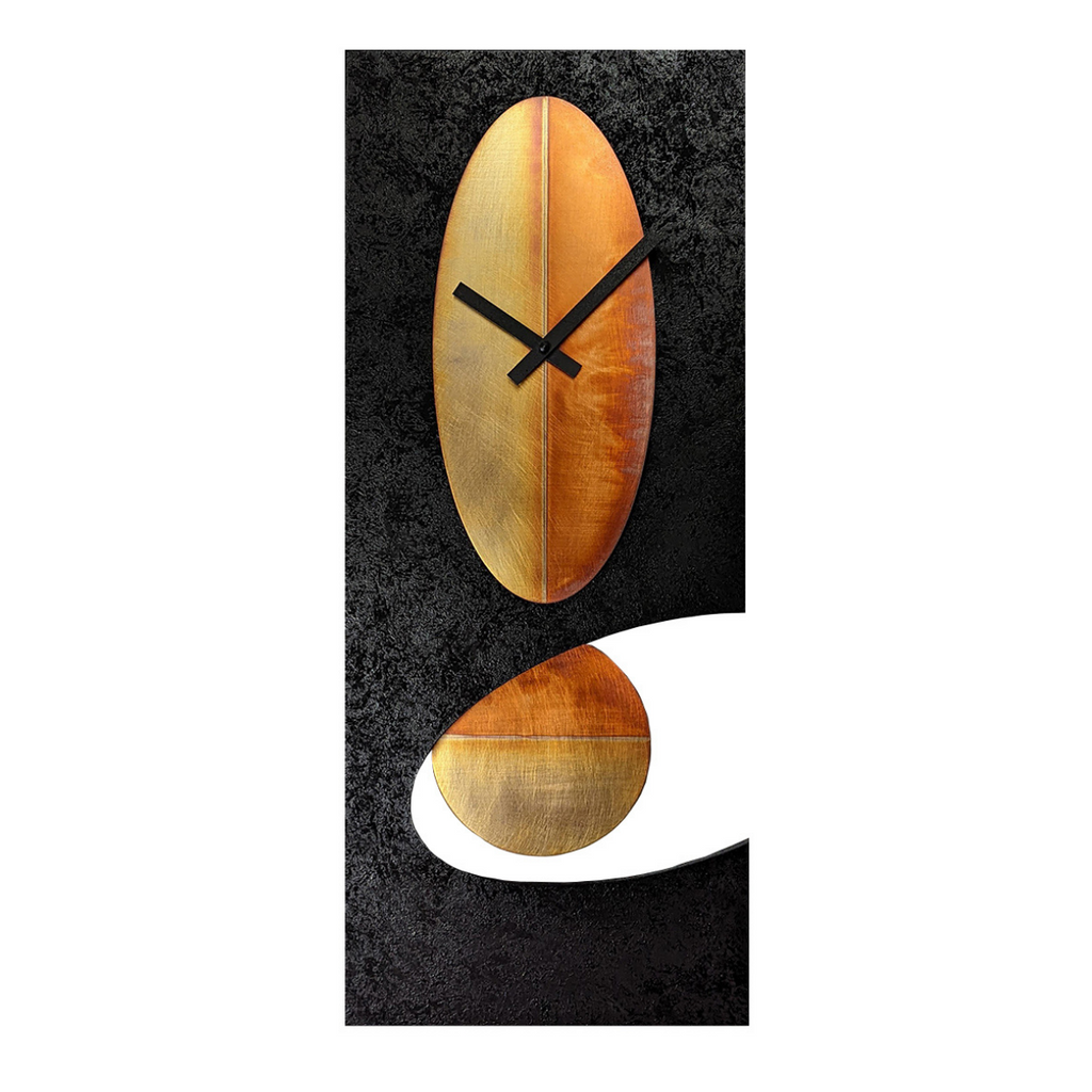 Black & Copper Oval Pendulum Clock - An American Craftsman