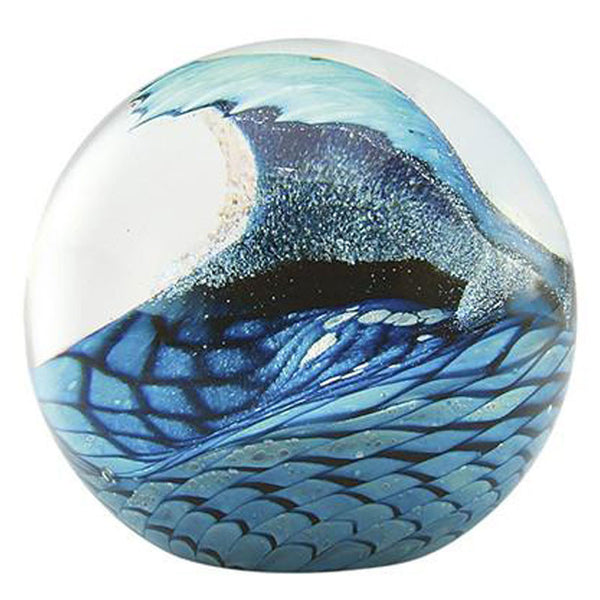 Cresting Wave Paperweight Environmental Series - An American Craftsman